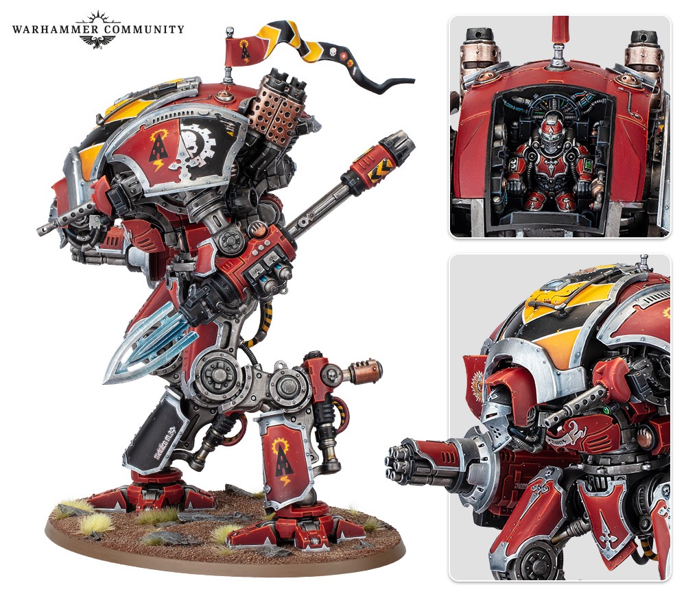 Imperial Knight Destrier Revealed for Warhammer 40K - Skirmish Games